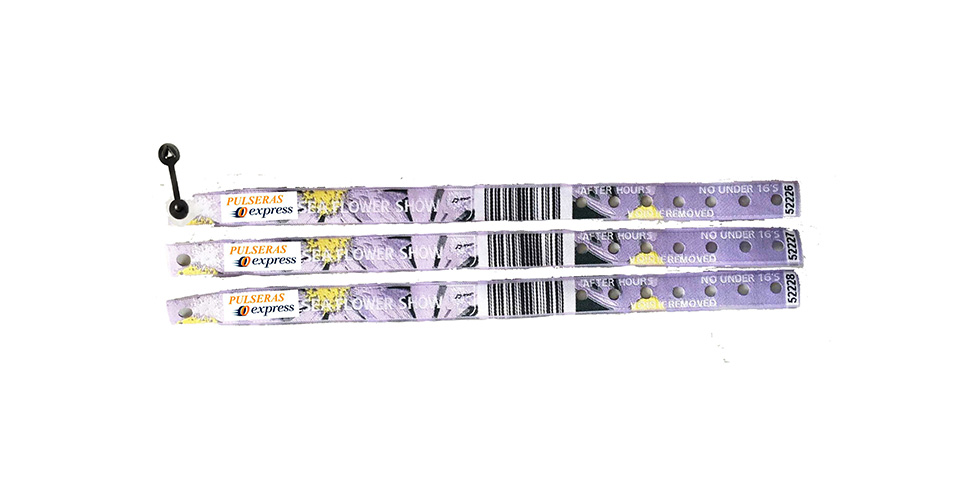 Pulseras con código de barras y QR - Pulseras Express