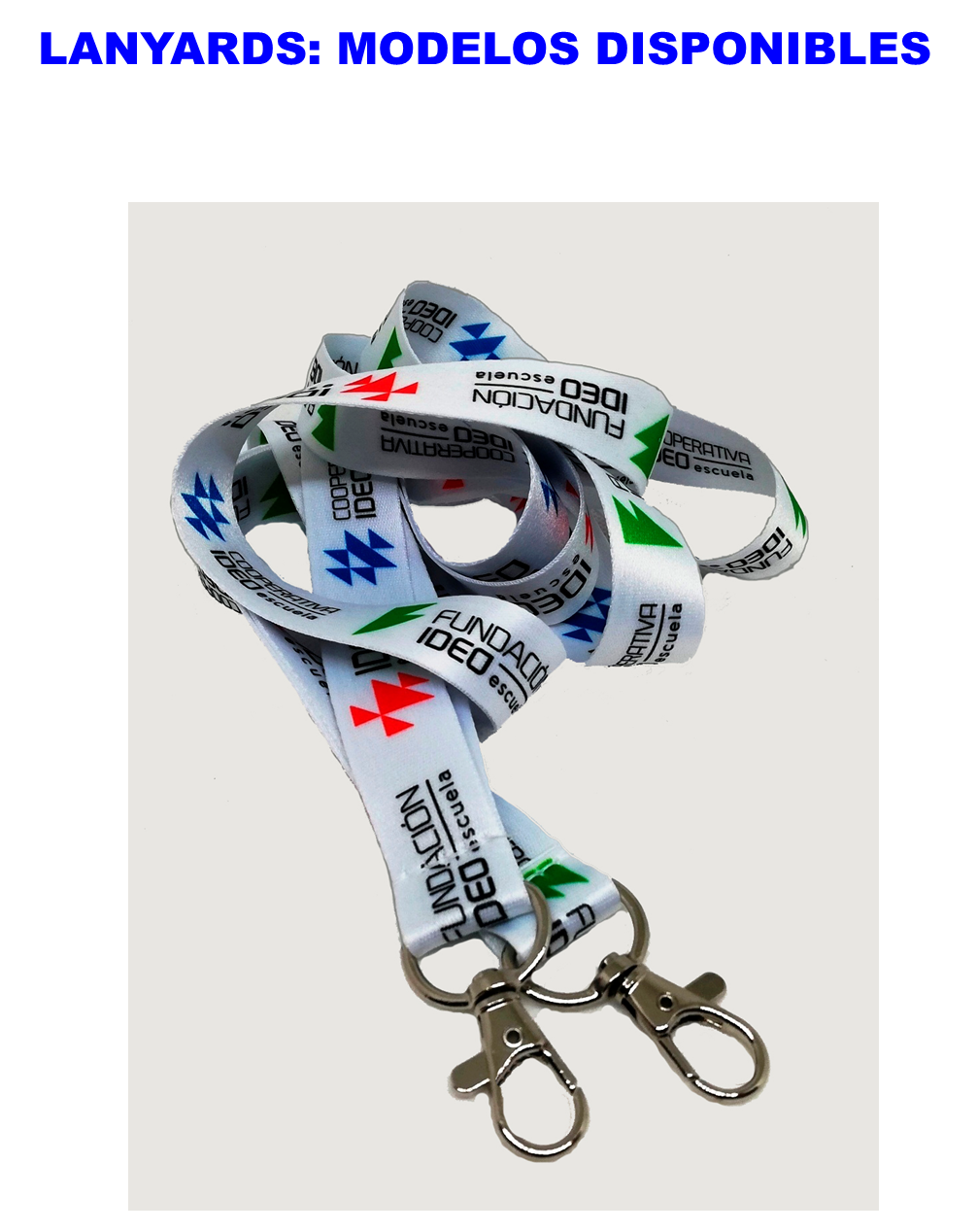 Lanyard: Todos los modelos disponibles - Pulseras Express